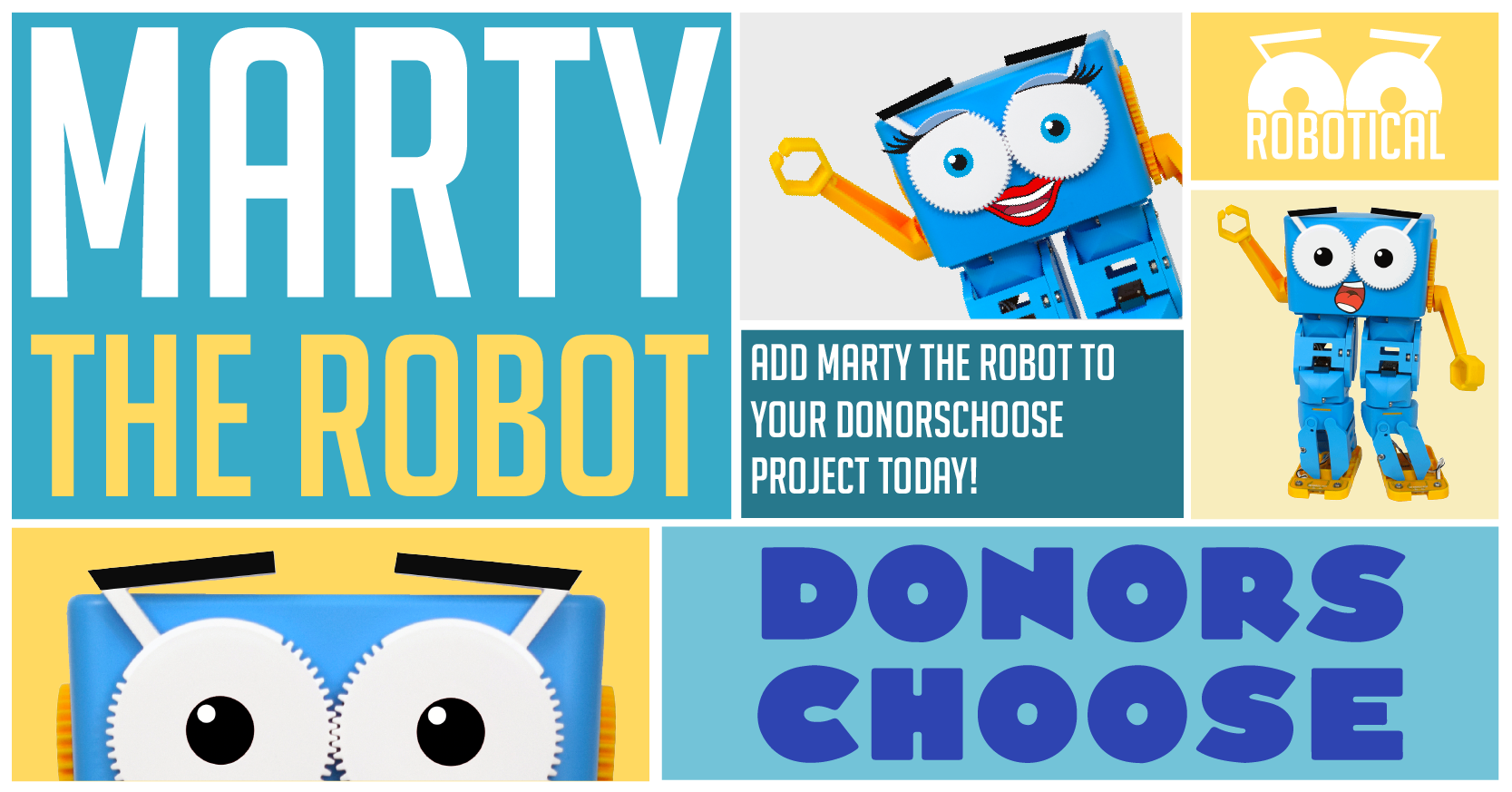 Add Marty the Robot to your DonorsChoose Project - Robotical